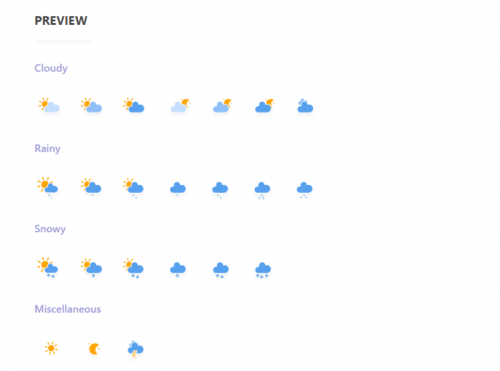 14 Free Weather Icon Sets for your Apps & Websites - Super Dev Resources