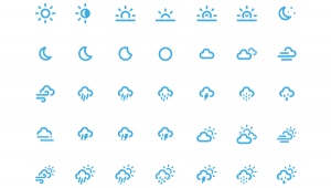 14 Free Weather Icon Sets for your Apps & Websites - Super Dev Resources