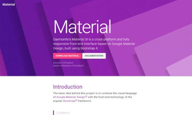 20 Best Material Design CSS Frameworks for Websites - Super Dev Resources