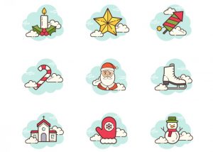 22 Free Christmas Icon Sets - AI, SVG & Sketch - Super Dev Resources