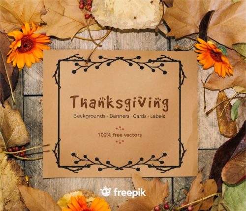 40+ Thanksgiving Vector Graphics & Greeting Templates: Free and Premium ...