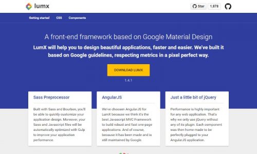 20 Best Material Design CSS Frameworks for Websites - Super Dev Resources