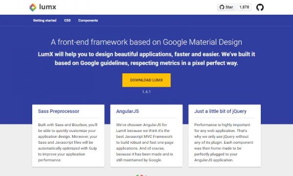 20 Best Material Design Css Frameworks For Websites Super Dev Resources