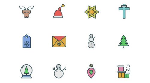 22 Free Christmas Icon Sets - AI, SVG & Sketch - Super Dev Resources
