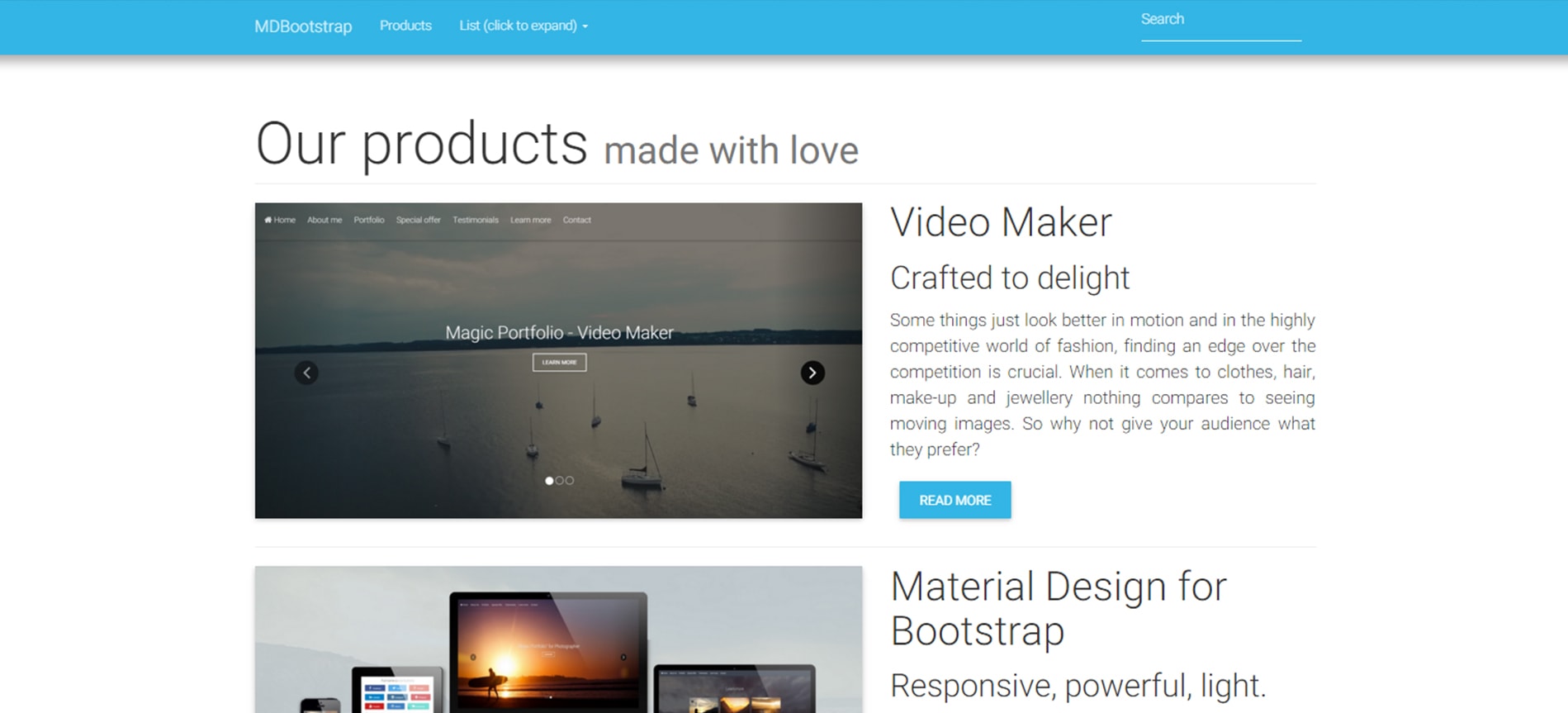 30+ Material Design HTML5 Templates (Free Download & Premium) - Super ...