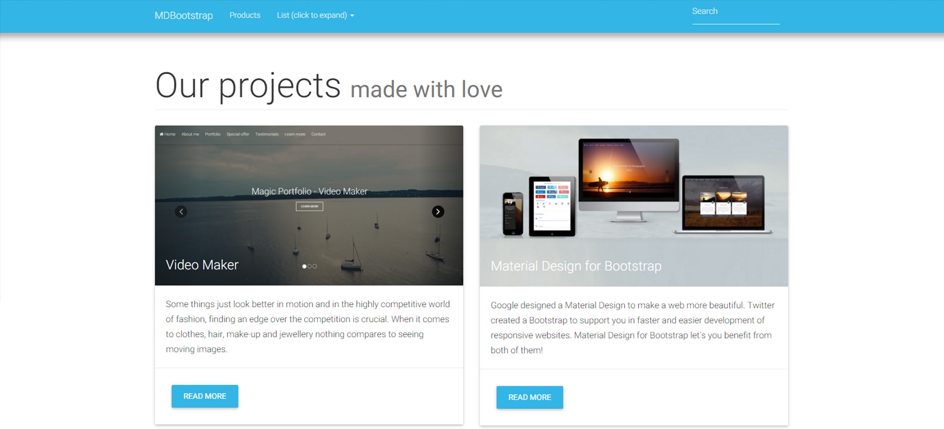 30+ Material Design HTML5 Templates (Free Download & Premium) - Super ...
