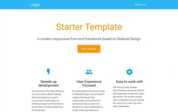30+ Material Design HTML5 Templates (Free Download & Premium) - Super ...