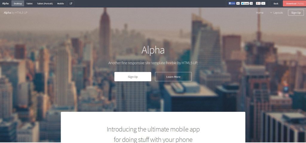 Free Responsive HTML & CSS templates for mobile friendly websites ...