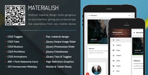 30+ Material Design HTML5 Templates (Free Download & Premium) - Super ...
