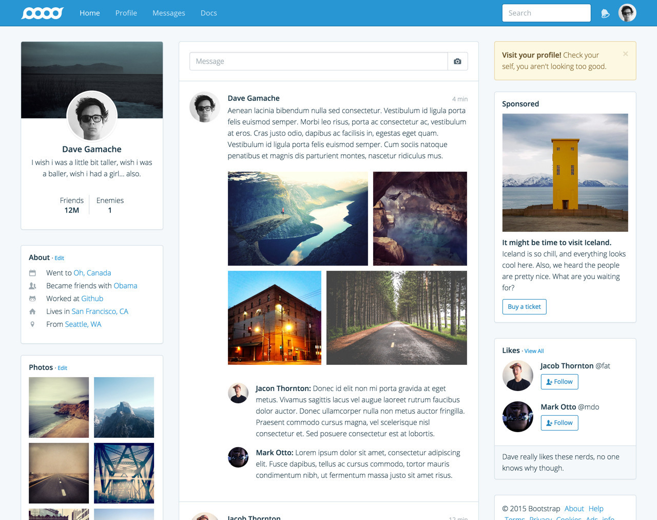 Download Official Bootstrap 3 themes from the founders of Bootstrap ...