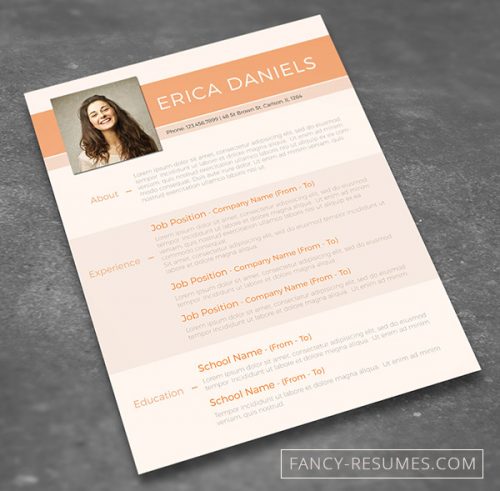 22+ Minimal & Creative Resume Templates - PSD, Word & AI (Free Download ...