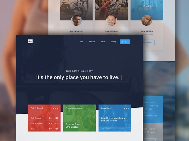 One Page Website Template Html5 Responsive Free Download BEST HOME 