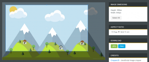 Introducing Tools section and our first tool - An Online Image Cropper ...