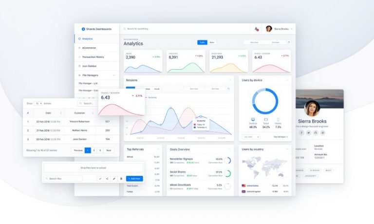 30+ Best Bootstrap Admin Dashboard Templates - Free & Premium - Super ...
