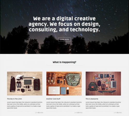 30+ One Page Website Templates built with HTML5 & CSS3 - Super Dev ...