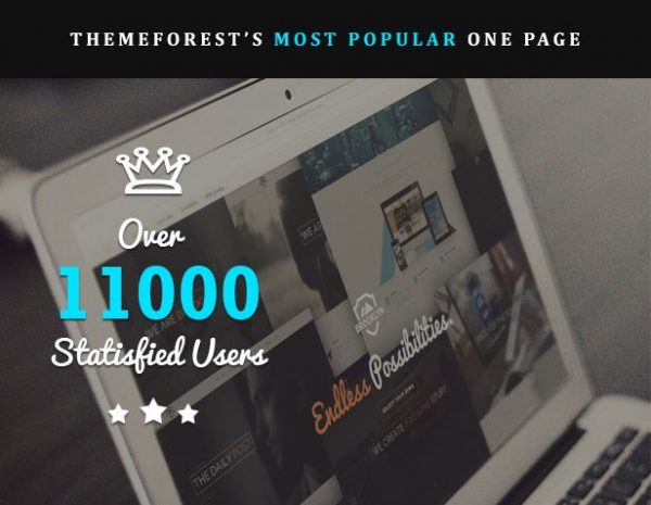 25 One Page WordPress themes for Business, Agency and Startup - Super ...