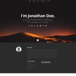 30+ Professional HTML & CSS Resume Templates for Free Download (and ...