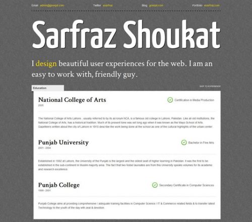 30 Professional Html And Css Resume Templates For Free Download And Premium Super Dev Resources