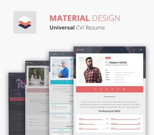 20+ Material Design WordPress Themes for Free Download & Premium ...