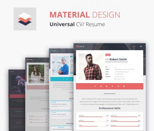 11 Resume WordPress Themes for Personal Websites with CV - Super Dev ...