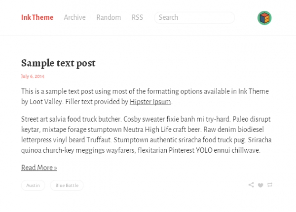 15 Minimal Tumblr Themes for Writers - Free and Premium - Super Dev ...