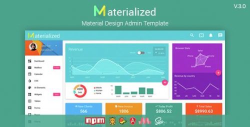 Top 20 Material Design Admin Templates for Download (Free & Premium ...