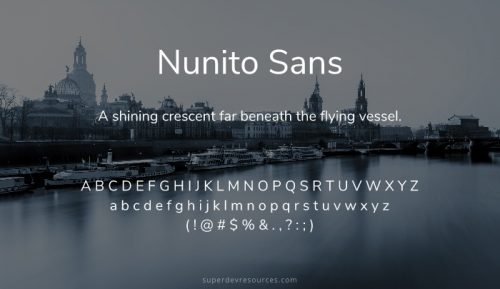 12 Best Open Sans Alternatives from Google Font Library - Super Dev ...