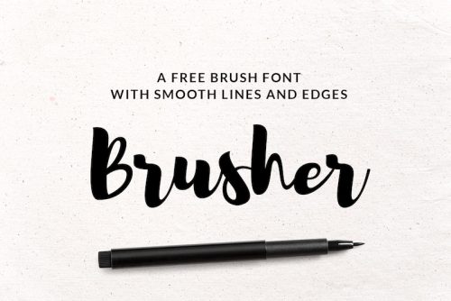 22 Best Brush Fonts for Free Download (and Premium) - Super Dev Resources