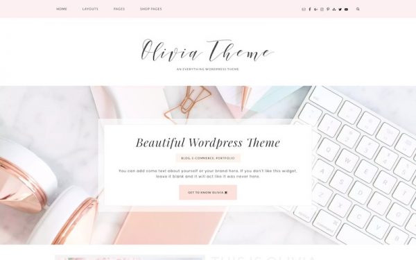 15 Feminine WordPress Themes for Women Entrepreneurs & Bloggers - Super Dev Resources