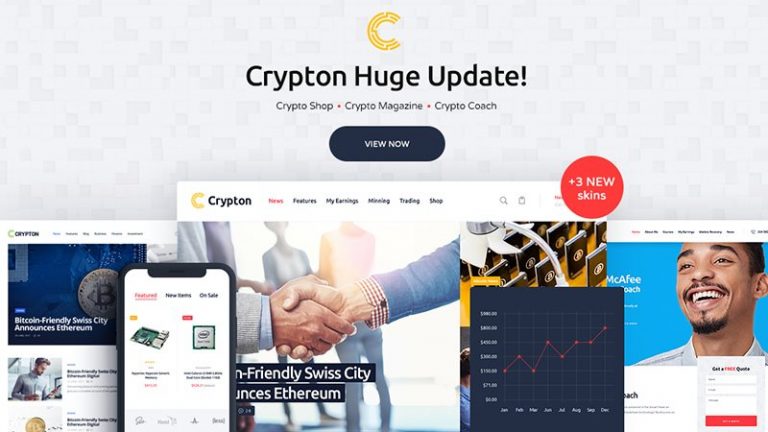 20 Best Bitcoin & Cryptocurrency Website Templates & Themes - Super Dev ...