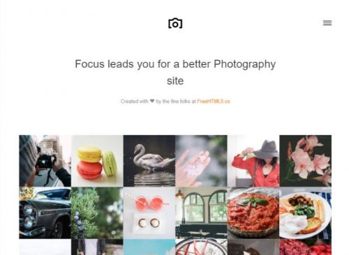 25+ Best Photography Website HTML Templates with Stunning Photo Gallery ...