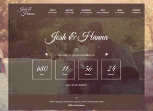 18 Beautiful Wedding Website HTML Templates (Free & Premium) - Super ...