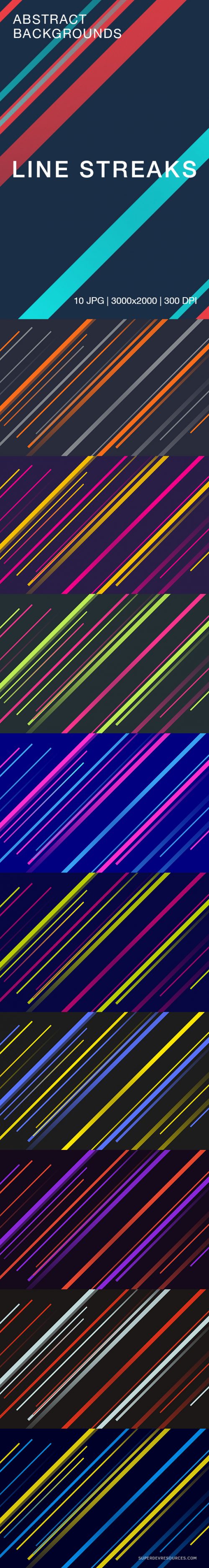 10 Free Line Streaks Backgrounds - Super Dev Resources