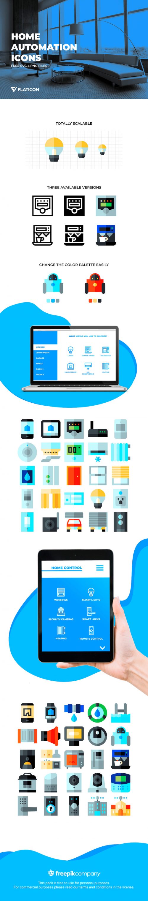 50 Free Home Automation Icons - SVG & PNG Download - Super Dev Resources