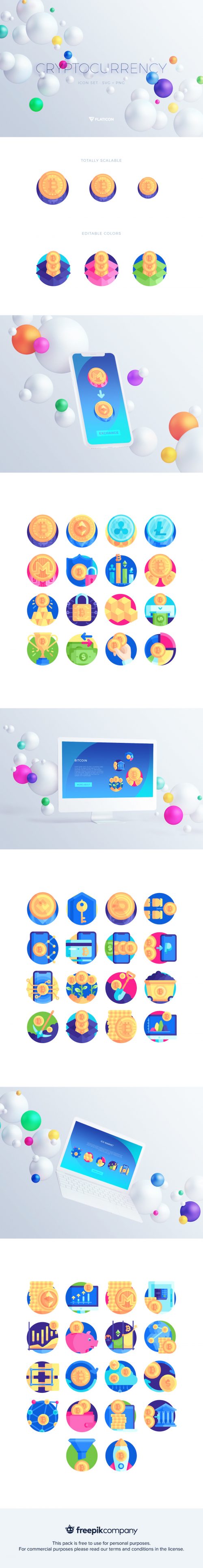 50 Free Colorful Cryptocurrency Icons - SVG & PNG - Super Dev Resources