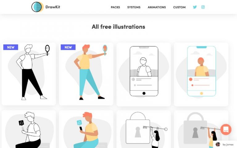 18 Top Places to Find Free Illustrations for Websites and Apps - Super ...