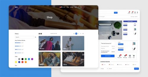 Material Design Ecommerce UI Kit with ready to use Templates - Super ...