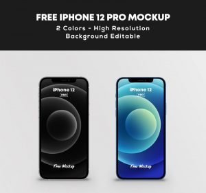 20 Free iPhone 12 Mockups - PSD, AI, Sketch & Figma - Super Dev Resources