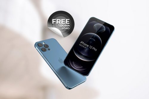 20 Free iPhone 12 Mockups - PSD, AI, Sketch & Figma - Super Dev Resources