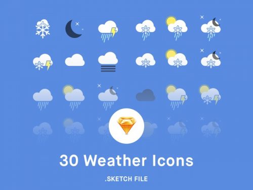 14 Free Weather Icon Sets for your Apps & Websites - Super Dev Resources