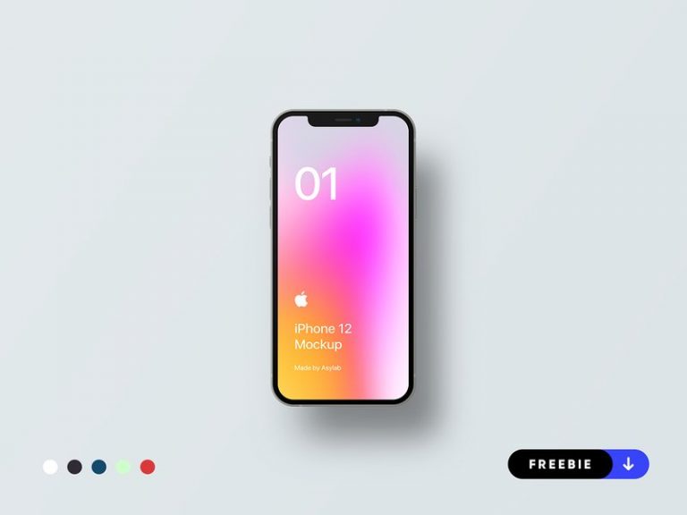 20 Free iPhone 12 Mockups - PSD, AI, Sketch & Figma - Super Dev Resources