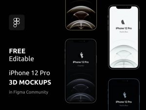 20 Free iPhone 12 Mockups - PSD, AI, Sketch & Figma - Super Dev Resources