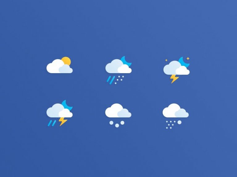 14 Free Weather Icon Sets for your Apps & Websites - Super Dev Resources