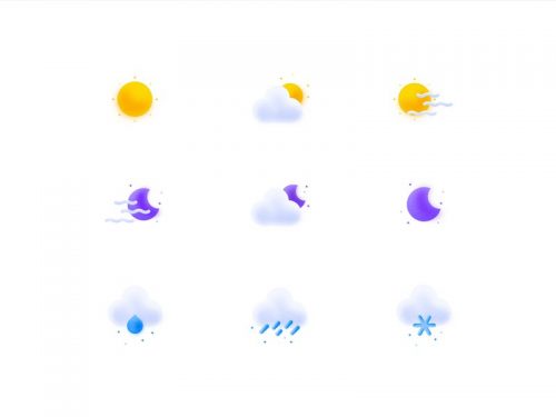 14 Free Weather Icon Sets for your Apps & Websites - Super Dev Resources