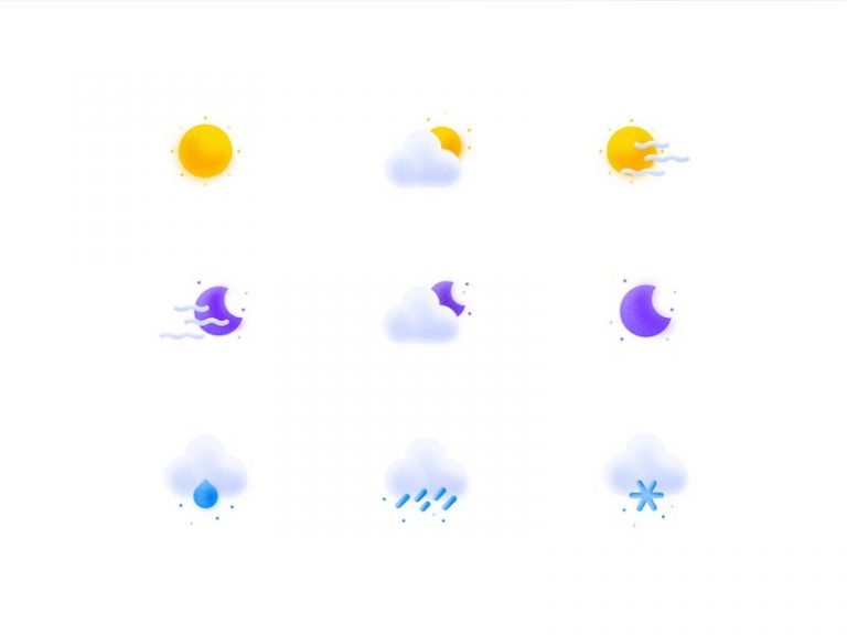 14 Free Weather Icon Sets for your Apps & Websites - Super Dev Resources