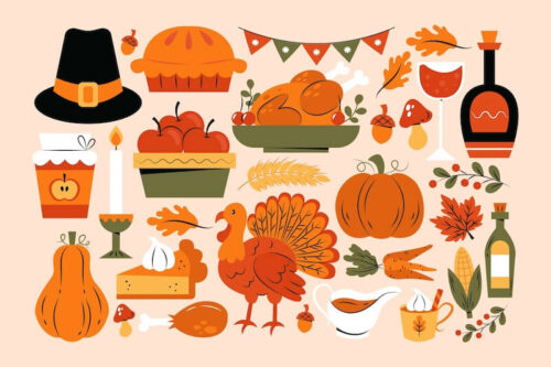 40+ Thanksgiving Vector Graphics & Greeting Templates: Free and Premium ...