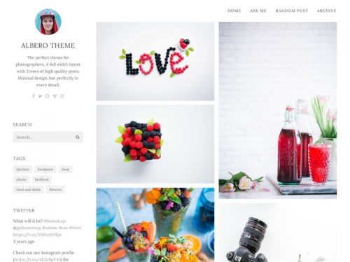 25 Best Tumblr Themes for Photographers & Photobloggers - Super Dev ...