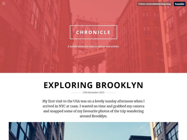 25 Best Tumblr Themes for Photographers & Photobloggers - Super Dev ...