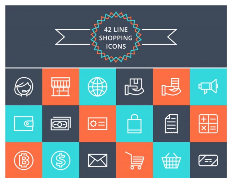 20 Free eCommerce & Shopping Icon Sets - Super Dev Resources