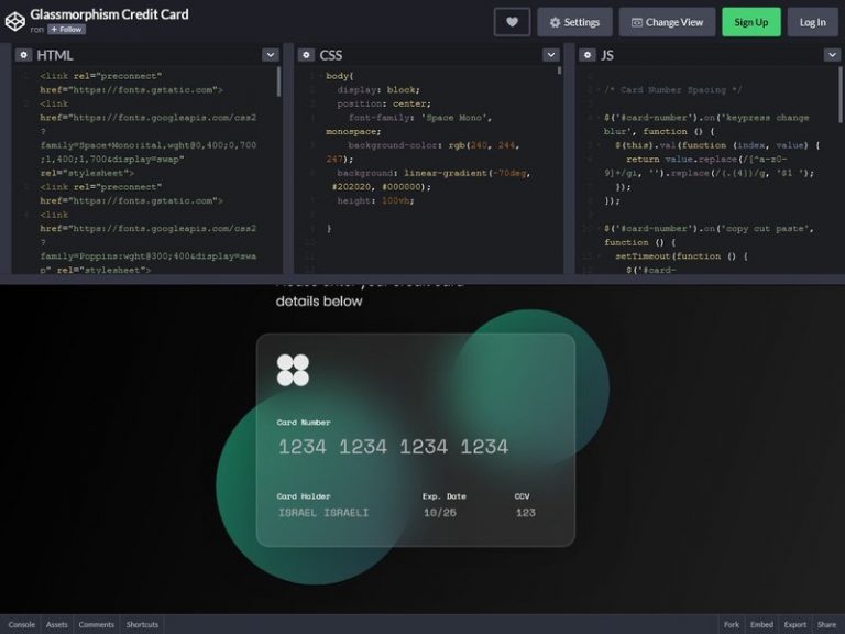 15 Glassmorphism Design Code Snippets and Working Examples - Super Dev ...